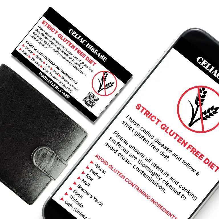 Celiac Cards – Customize, Download and Print